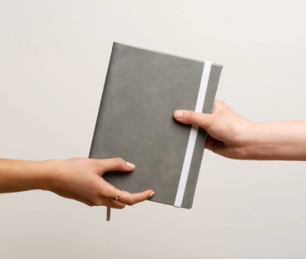 PAPER SAVER REUSABLE NOTEBOOK COVER - OWL GREY – The Tassie Mart